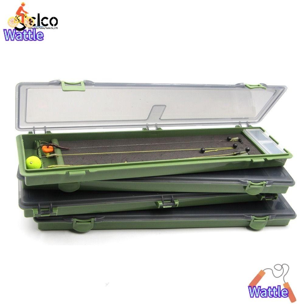 Wattle ปลาคาร ์ พตกปลา Tackle Box , ผมแข ็ ง Rig Board Pins ปลาคาร ์ พตกปลา Rig Box, PP อุปกรณ ์ ...