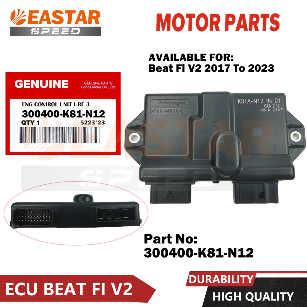 Ecu FOR BEAT FI V2 2017-2023 หน่วยควบคุมเครื่องยนต์ (HPI) (ของแท้ ...