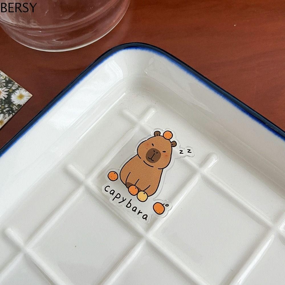Besy อะคริลิค Capybara Pin, Breastpin น่ารัก Capybara เข็มกลัด, การ์ตูน ...