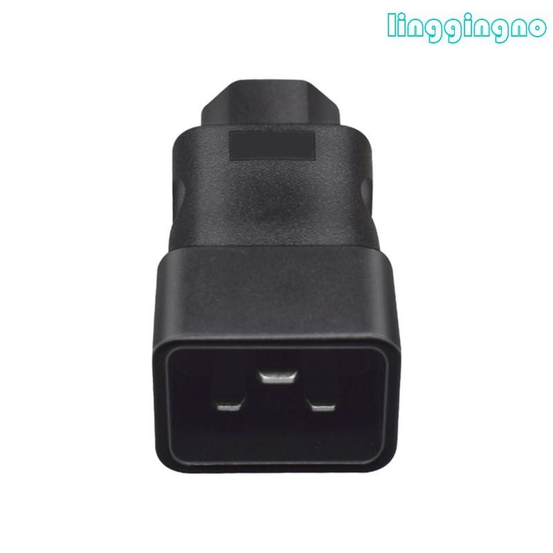 Rr 16A IEC320 C20 To C15 Power Adapter Converter ชายหญิงปลั๊กไฟฟ้า PVC ...
