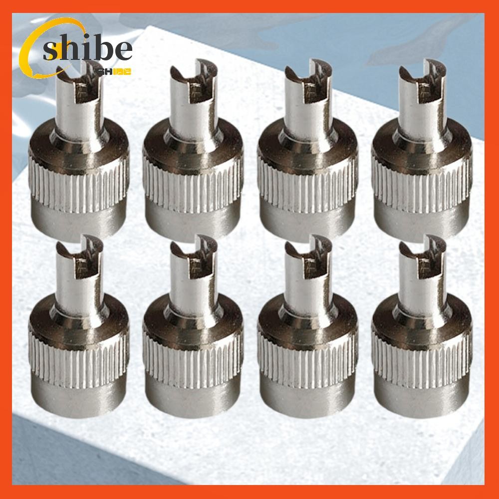 [shibell01.th] 8 ชิ้น Slotted Head Valve Stem Caps รั่วยางรถยนต์หมวก ...