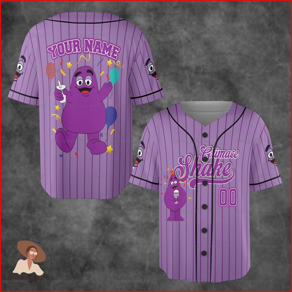 Jason Grimace Shake เสื้อยืด Jersey เสื้อส่วนบุคคล ชุดเบสบอล | Shopee ...