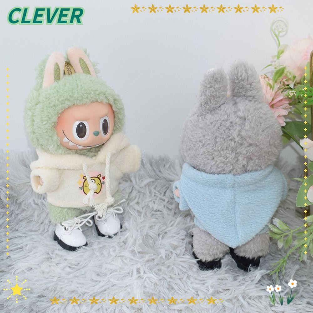 Clever Labubu เสื้อผ้าจับคู่, หลายรูปแบบ Hand-made Labubu Hoodie ...