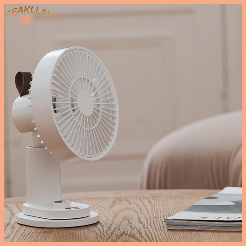 Ooh พัดลมตั้งโต๊ะ แบบคลิปหนีบ ใช้แบตเตอรี่ ชาร์จ USB สไตล์คลาสสิก ...