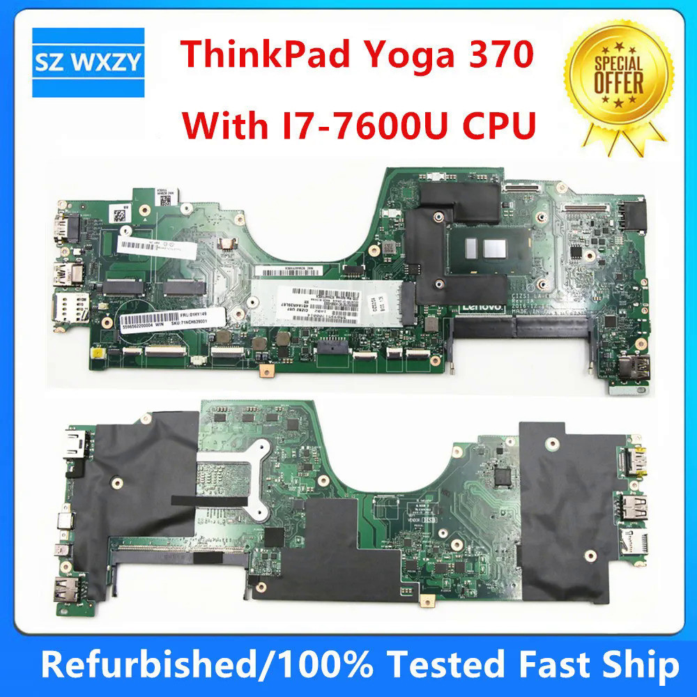 เมนบอร์ดแล็ปท็อป ทดสอบแล้ว 100% สําหรับ Lenovo ThinkPad Yoga 370 ...