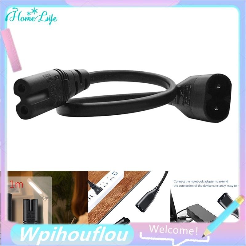 [HoME &life ] Iec 320 2-Pin C7 หญิงถึง C8 ชายรูป 8 Power Adapter Extension Cable สําหรับลําโพง ...