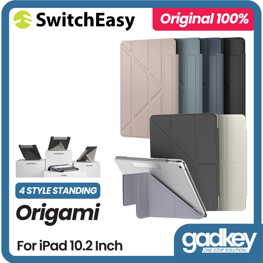 เคส iPad 9 / 8 / 7 10.2 SwitchEasy Origami Folio Cover Casing | Shopee ...