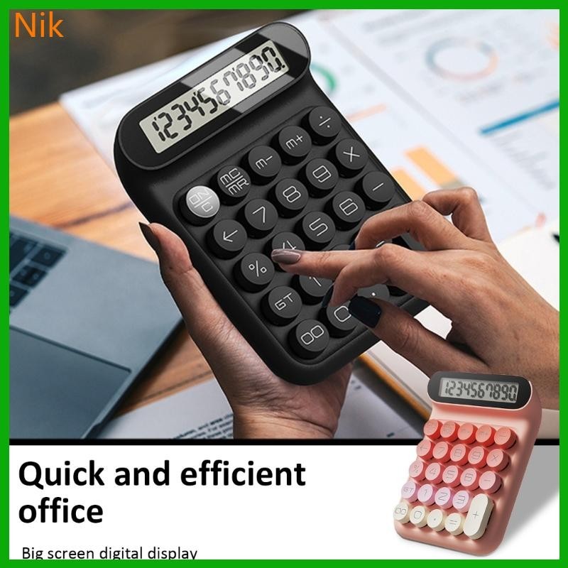Niki Mechanical Keypad Calculator Smooth Keystrokes Calculator ...