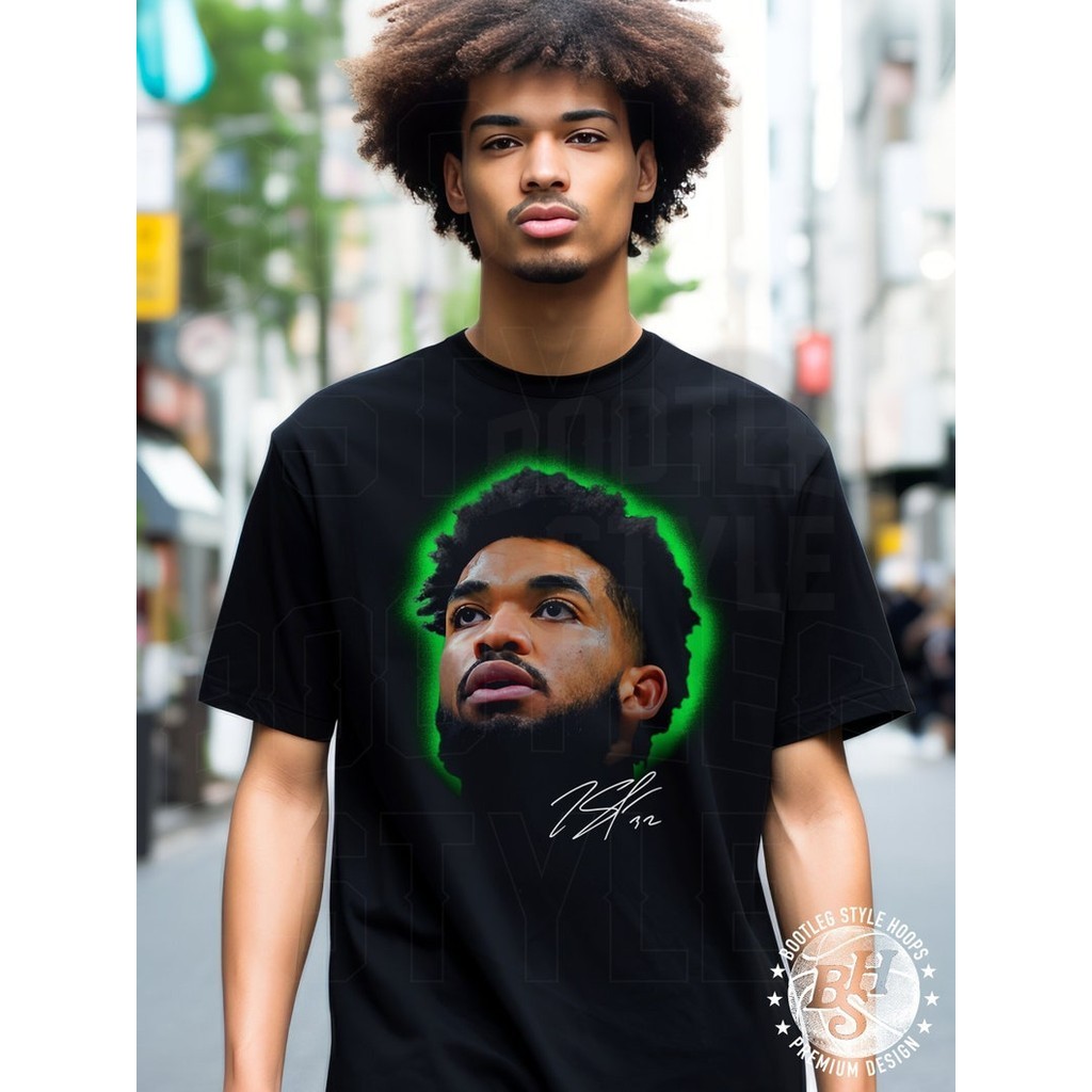 เสื้อ Karl Anthony Towns สำหรับแฟนบาสเกตบอลมินนิโซตาเสื้อยืด Vintage ...