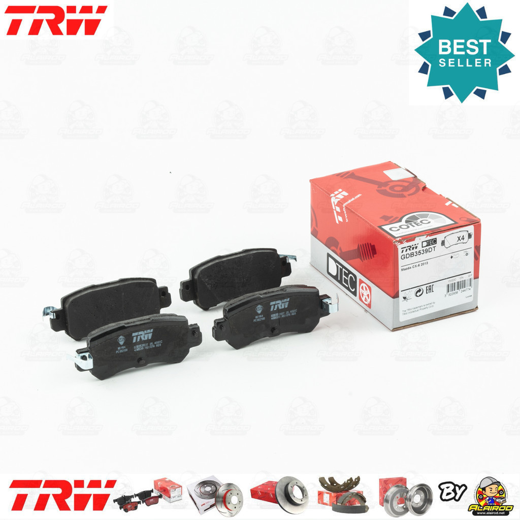 ผ้าเบรคหลัง ดิสเบรคหลัง MAZDA 2 ,MAZDA2 SkyActiv DJ year 2014-Now TRW GDB 3539 DT มาสด้าสอง ...