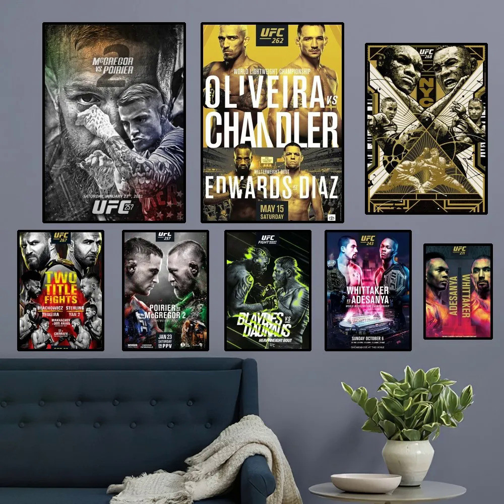 U-ultimate Fighting Championship UFC โปสเตอร์ Home Room Decor ...