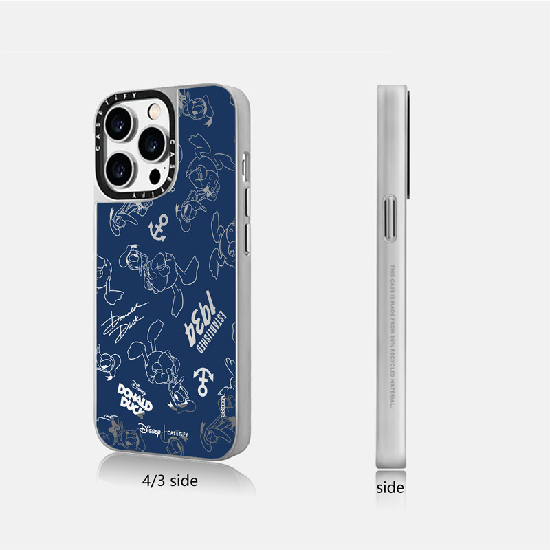 Casetify X Disney Donald Duck Medley รูปแบบแม ่ เหล ็ กดูด Matte Black ...