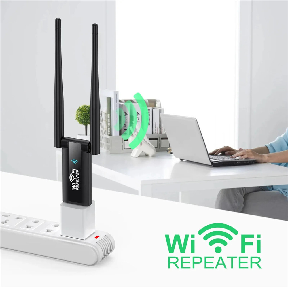 Usb WiFi Repeater 300M WiFi สัญญาณ Booster,2.4G Wireless Extender 2 เสา ... Usb WiFi Repeater 300M WiFi สัญญาณ Booster,2.4G Wireless Extender 2 เสา ...