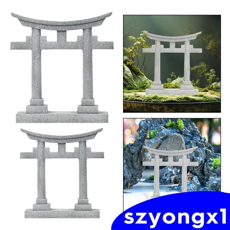 [Szyongx1 ] Japan Torii Gate Shrine Terrarium ตกแต ่ ง PVC | Shopee ...