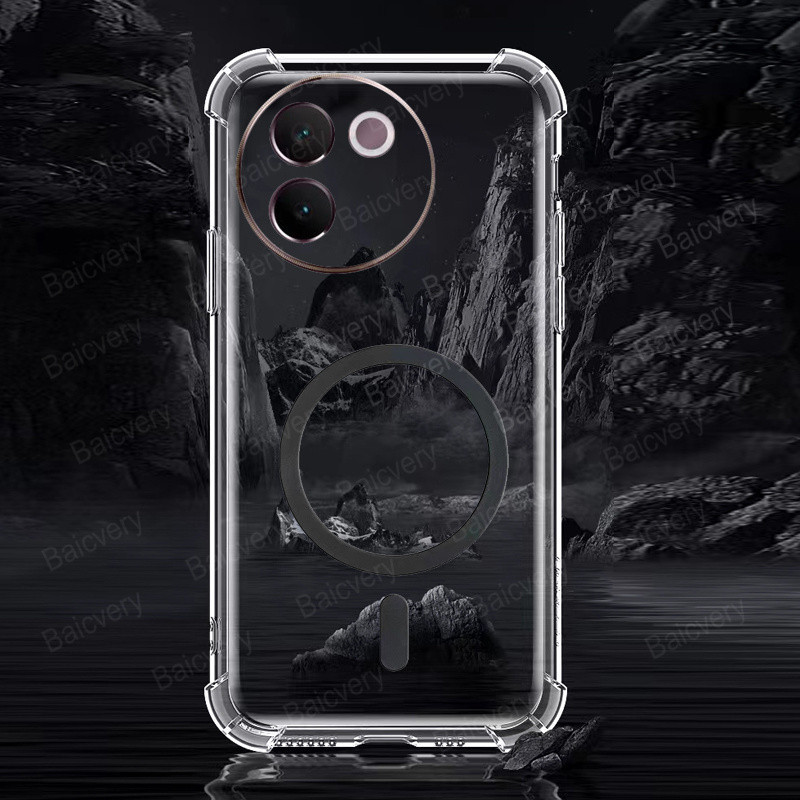เคสโทรศัพท์ VIVO V30e V2340 V2339 / V40 LITE 5G คุณภาพสูงโปร่งใส Clear ...