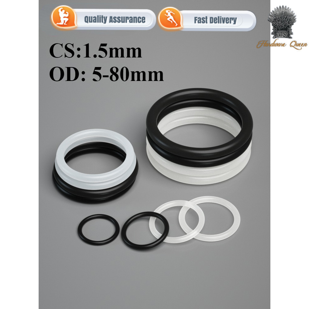 QA3 ปะเก็นยาง O RingNitrile Rubber Ring สีดํา NBR Sealing O-Ring CS 1.5 ...