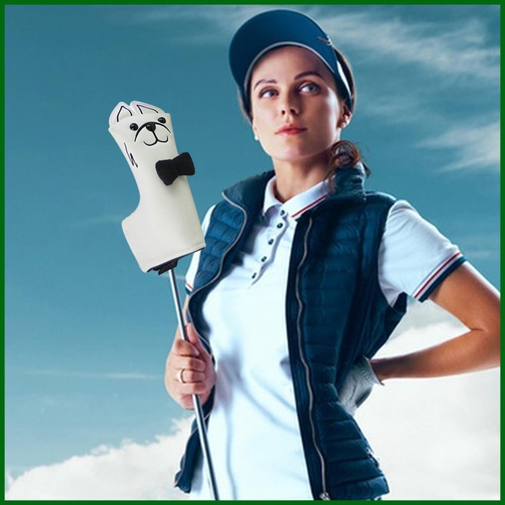 ฝาครอบพัตเตอร์แม่เหล็กฝาครอบกอล์ฟคลับการ์ตูน Club Head Protector Golf ...