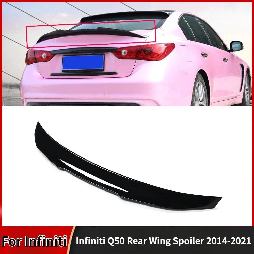 สําหรับ Infiniti Q50 2014-2021 รถด้านหลัง Wing Lip รถด้านหลังสปอยเลอร์ ...