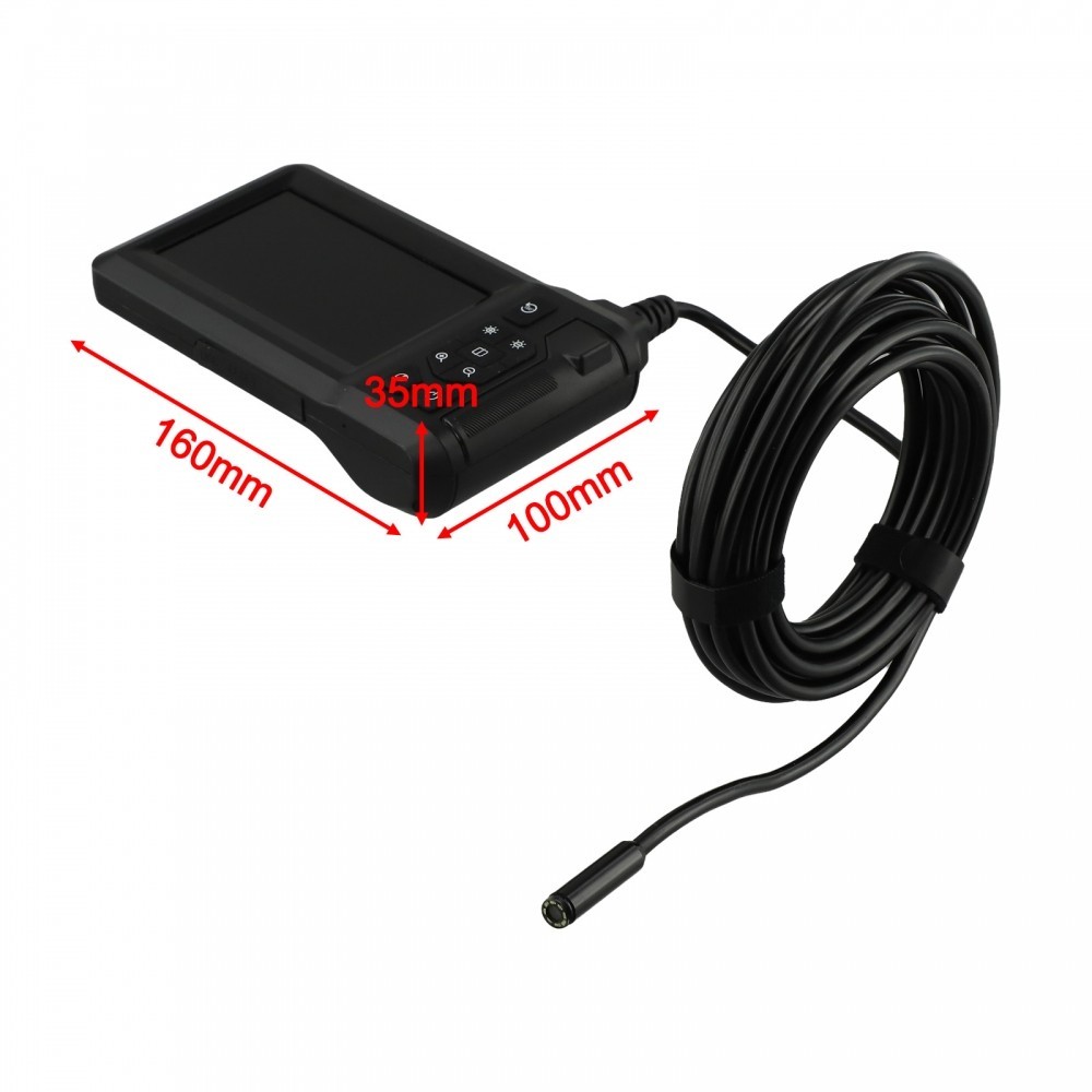 HD 1080P Borescope Inspection Camera with 4 3in IPS Display and LED ...