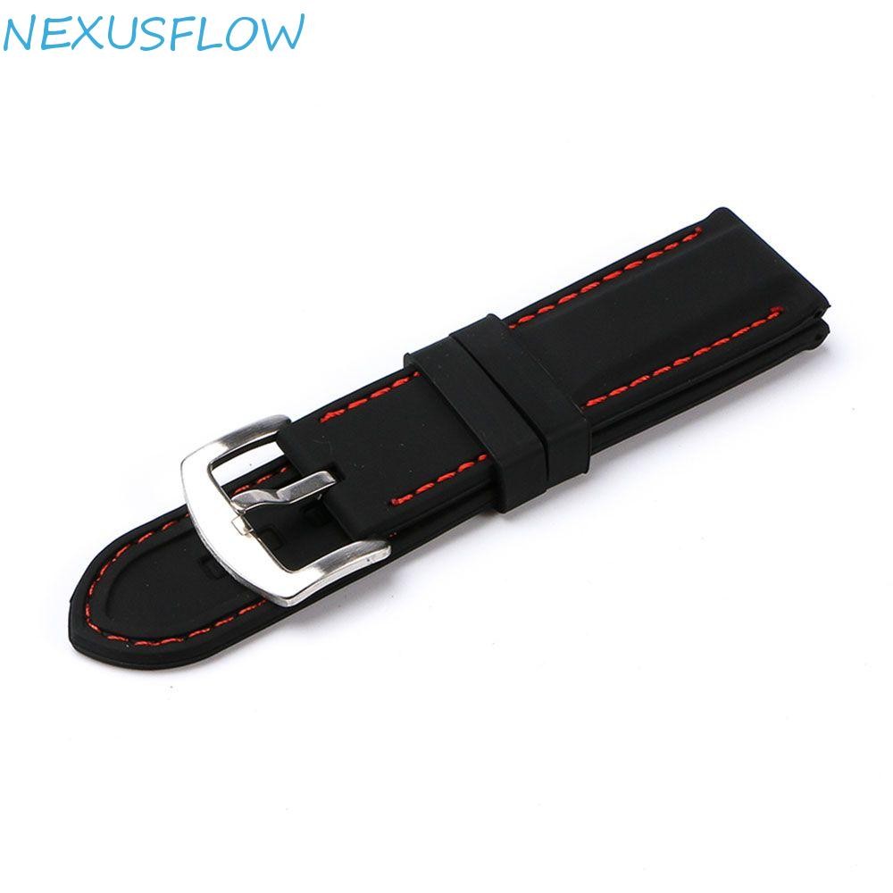 Nexusflow สายนาฬิกาซิลิโคนกันน้ํา Universal ยางกีฬา 20 มม. 22 มม. 24 มม. นาฬิกา Accs | Shopee ...