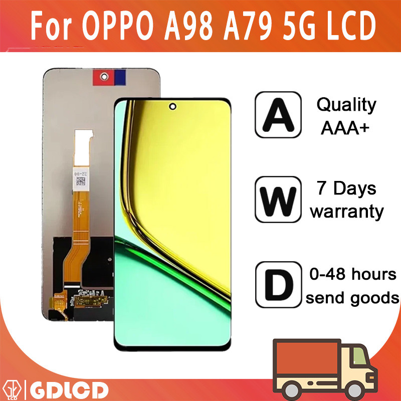 สําหรับoppo A79 5G A1 A2 A98 5GจอแสดงผลLCD Touch Screen Panel Digitizer ...
