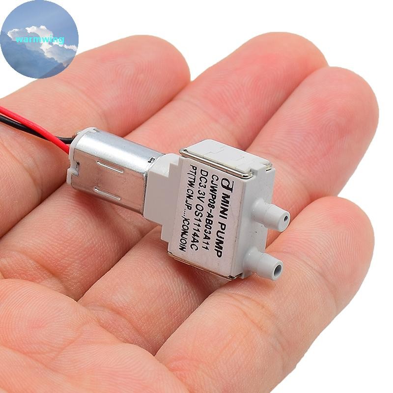 Warmwing 1PC DIY อุปกรณ์เสริมปั๊มไดอะแฟรม Mini CJWP08 DC 3V 3.3V 3.7V ปั๊มสูญญากาศ Self-priming ...