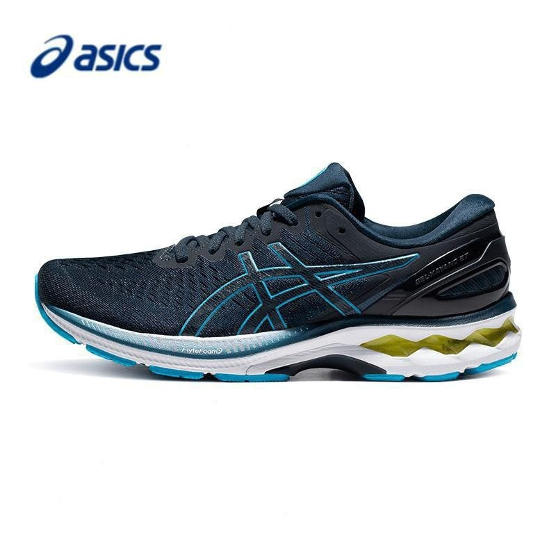 รองเท้าวิ่ง Asics GEL-KAYANO 27 (4E) ระบายอากาศ/มั่นคง/สบาย รองเท้าเทนนิส hpjx CJUA SA8P ...