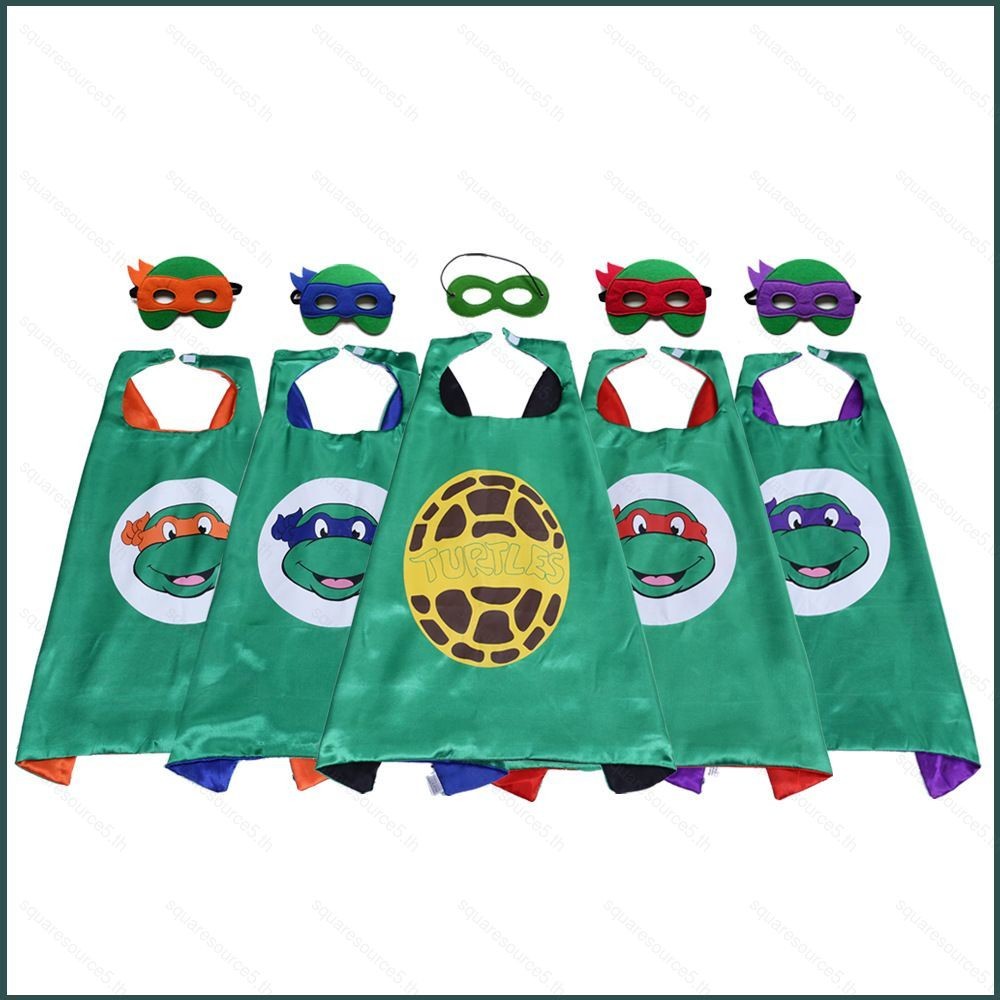 Lg Teenage Mutant Ninja Turtles series Cape หน้ากากเครื่องแต่งกายชุดคอ ...