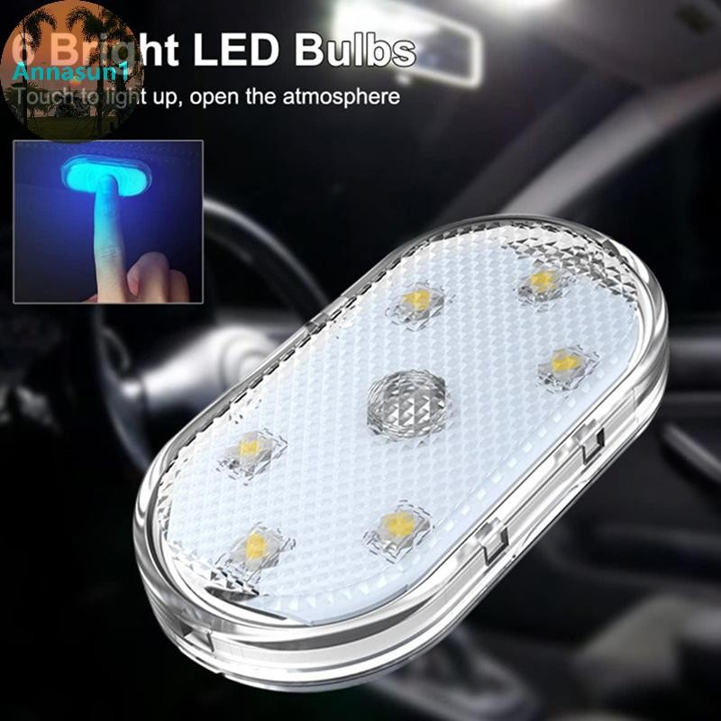 Annasun ภายในรถ Dome Light Finger Touch Sensor Mini LED โคมไฟอ่าน ...