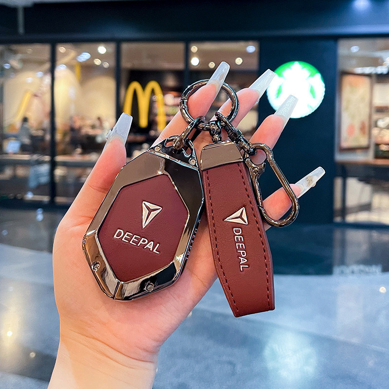 กระเป๋าใส่กุญแจ Deepal SL03 S07 G318 L07 S05 S09 สีน้ำเงินเข้ม SL03 รถ L07 หัวเข็มขัดโลหะพิเศษ ...