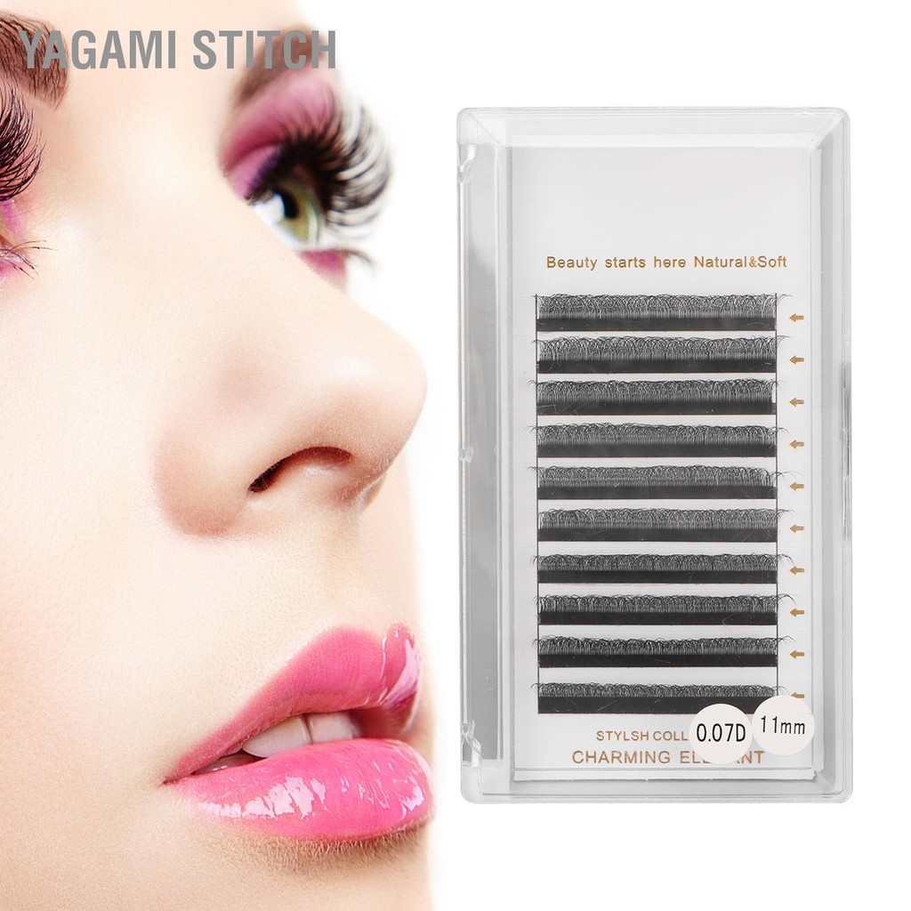 Yagami Stitch Extension False Cluster Eyelash Professional ผู้หญิง Easy ...