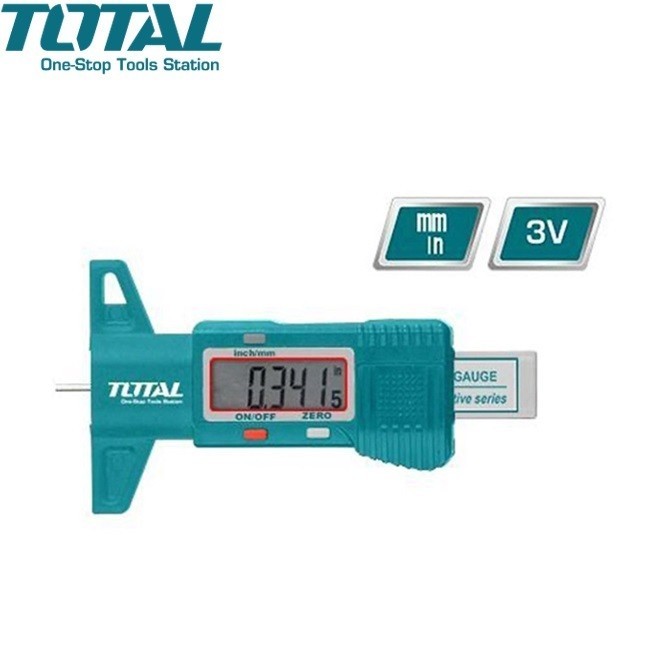 TOTAL ที่วัดความลึกดอกยาง แบบดิจิตอล รุ่น TMT332501 ( Digital Tread ...
