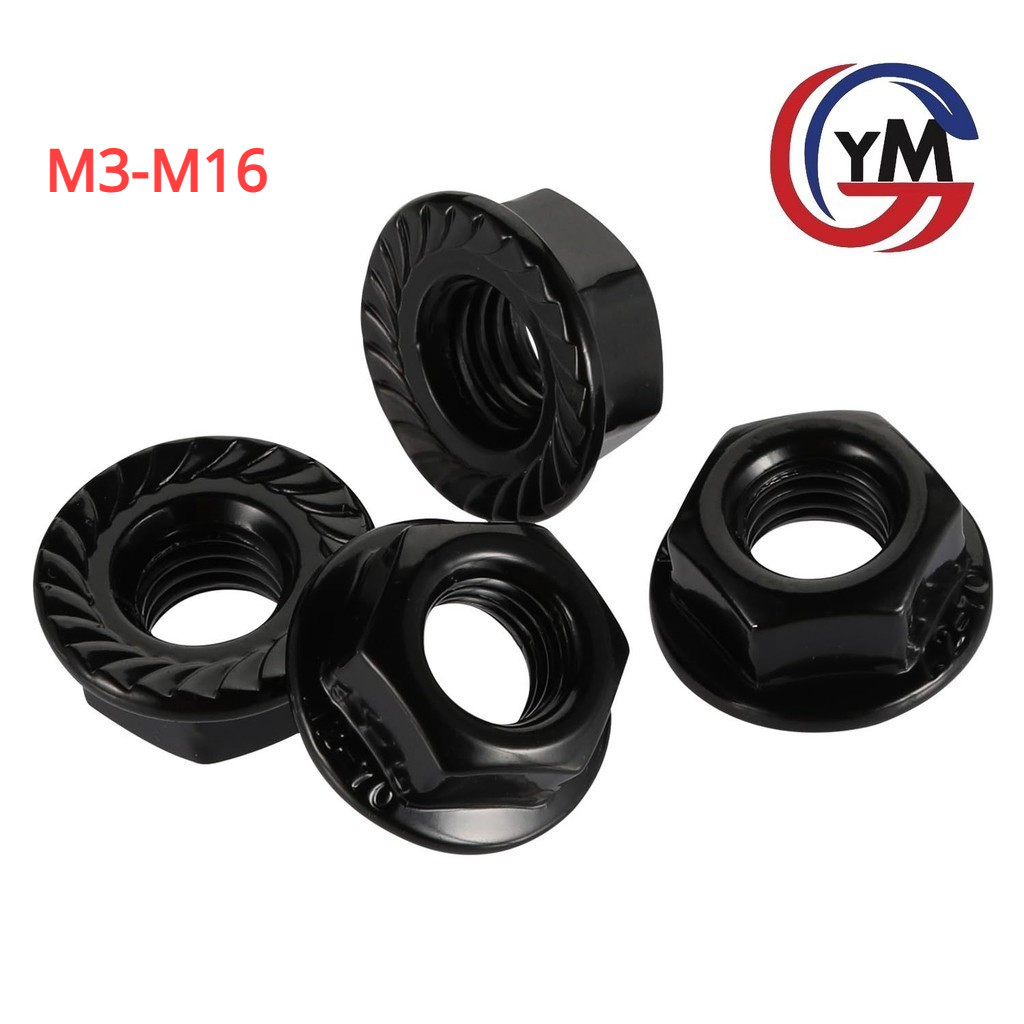 [YMH ] หน ้ าแปลนฟันเลื ่ อย Hex Nut Flange Locking Nut, 304 Stainless ...