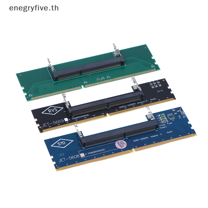 Enegry DDR3 DDR4 DDR5 แล็ปท็อป SO-DIMM เป็นเดสก์ท็อปอะแดปเตอร์การ์ดแปลงหน่วยความจํา RAM อะแดปเต ...