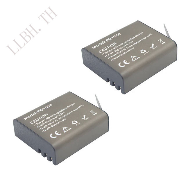 PG1050 3.7V 1050mah Sport Action Camera Battery for EKEN H9 H9R H3 H8PRO SJ4000 SJCAM SJ5000 M10 ...