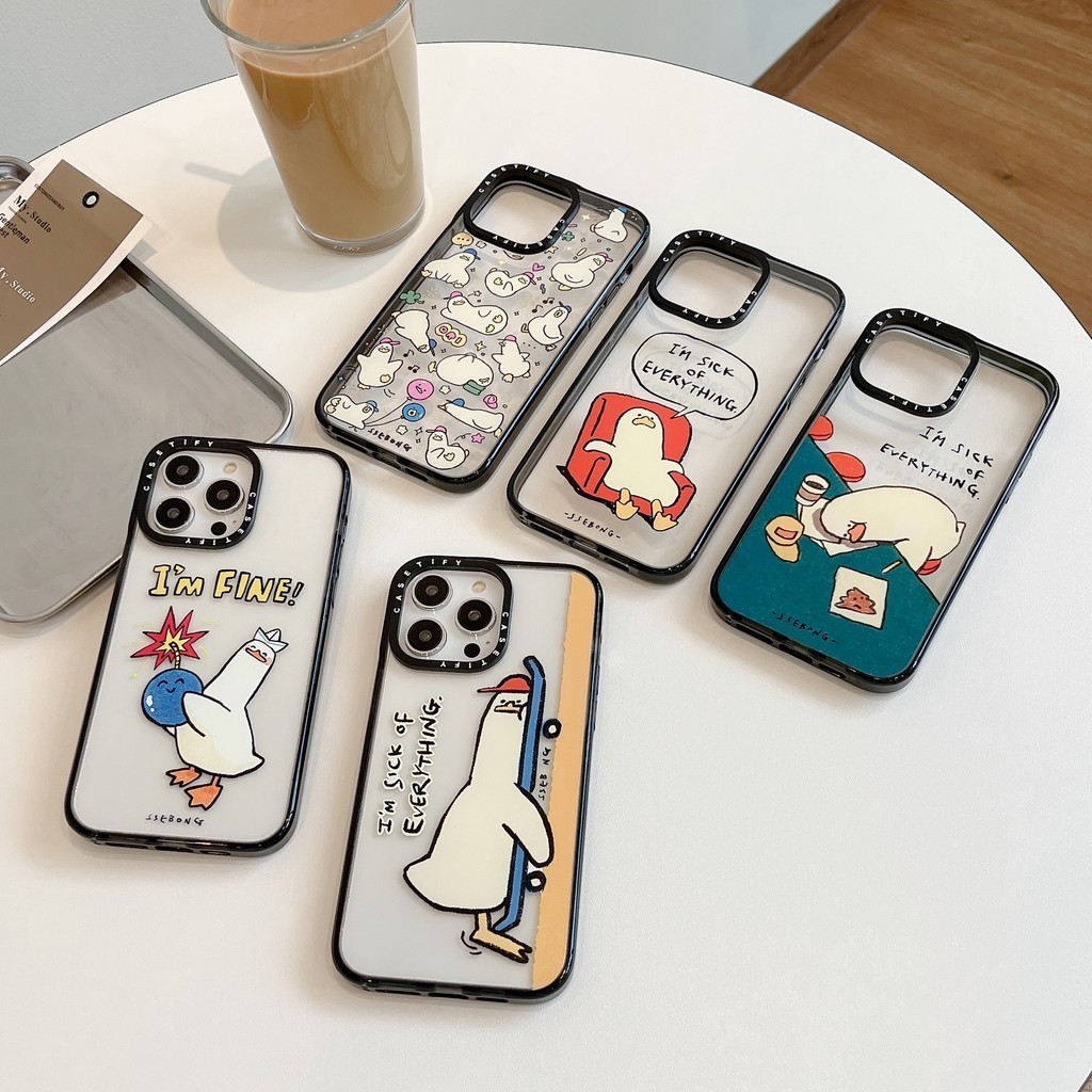 Ssebong Lazy Duck Impact Casetify เคสโทรศัพท์สําหรับ iPhone 16 15 14 13 ...