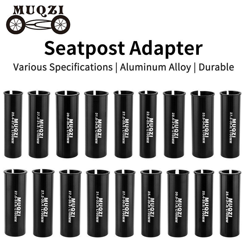 Muqzi จักรยาน Seatpost Shim MTB จักรยานที่นั่งโพสต์หลอดอะแดปเตอร์ 100 มม. Seatpost ลดแขน 22.2-36 ...