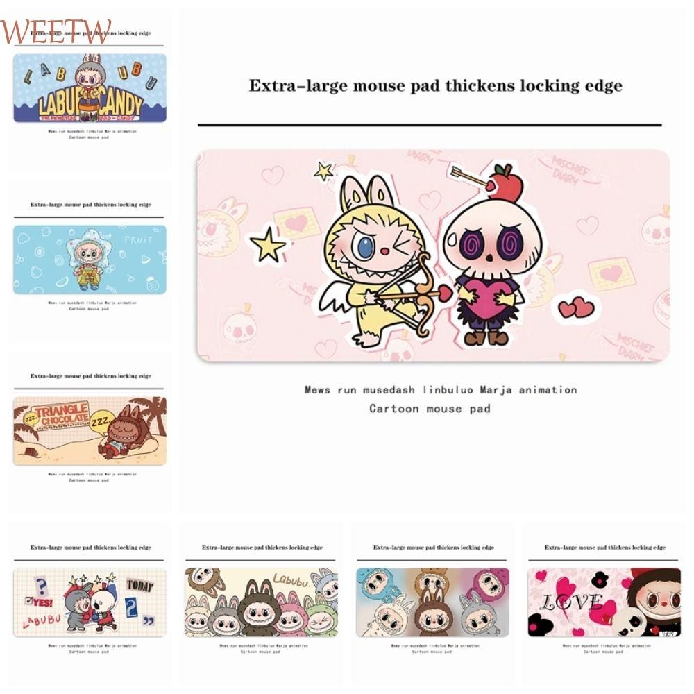 Weetw Labubu Time Mouse Pads, การ ์ ตูนกันน ้ ํา Labubu เมาส ์ ขนาดใหญ ...