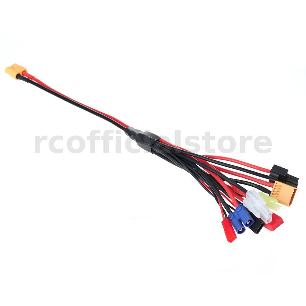 8 in 1 XT60 Plug to XT60/T/JST/EC3/TRX/TAMIYA/FUTABA/MINI TAMIYA Plug ...