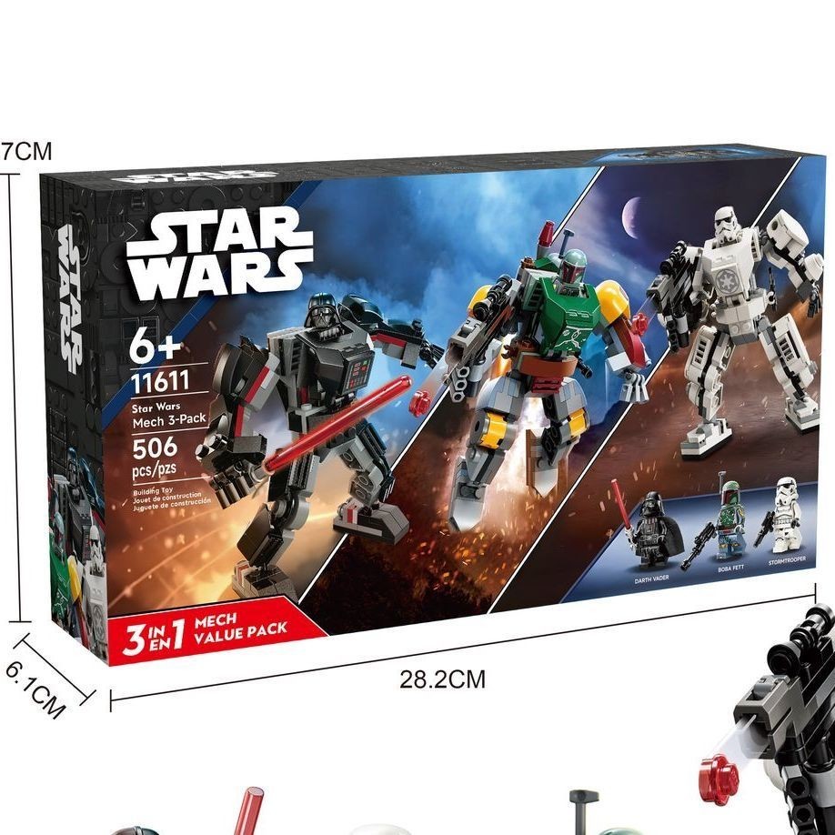 ใช ้ งานร ่ วมกับ Lego Star Wars Building Blocks 75370 Stormtrooper ...
