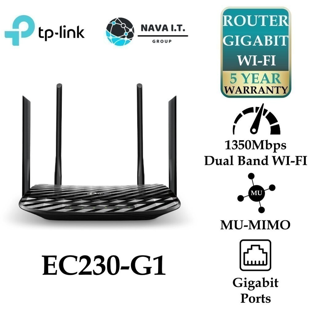 TP-LINK EC230-G1 AC1350 Wireless Dual Band Gigabit Router เราเตอร์ไร้ ...