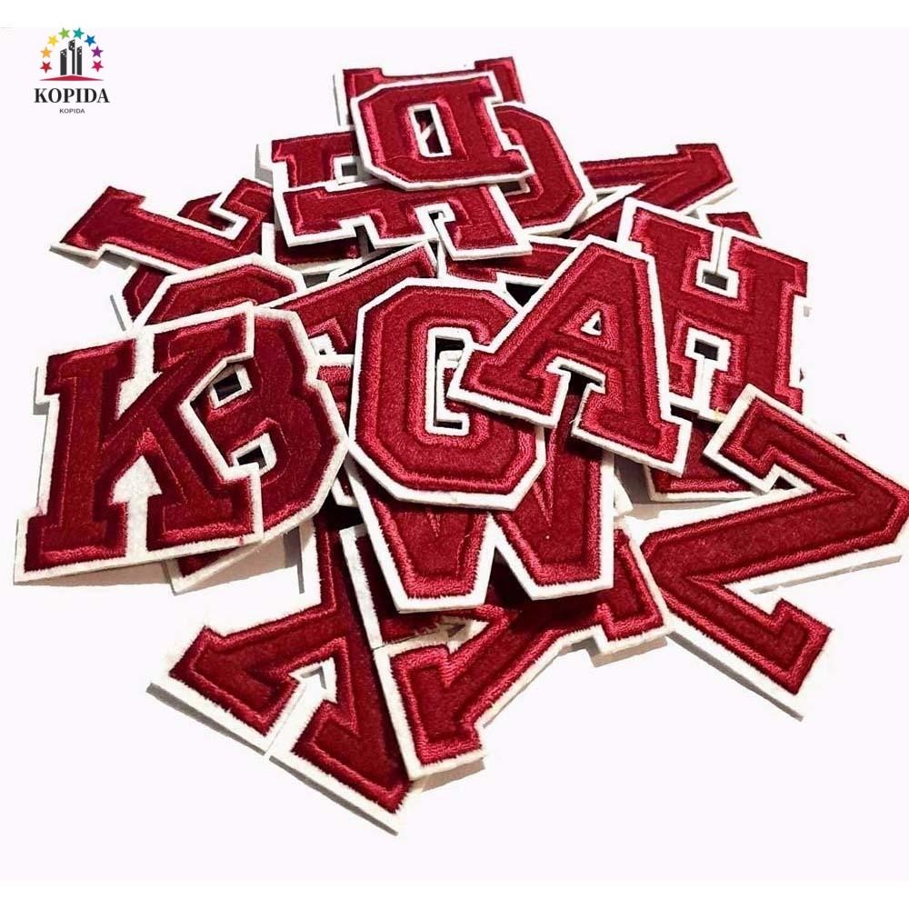 Willis แพทช์ตัวอักษร 3D ตัวอักษรเย็บปักถักร้อย AZ หัตถกรรม DIY เย็บบนจักรเย็บผ้า Iron-on ...