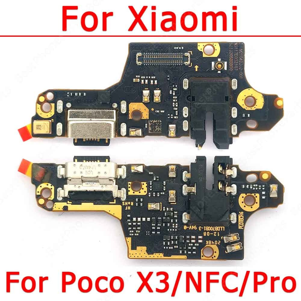 บอร์ดชาร์จ Usb สําหรับ Xiaomi Mi Poco X3 NFC Pro พอร์ตชาร์จแผ่น Pcb ...