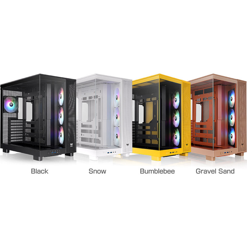 CASE (เคส) Thermaltake View 380 XL TG ARGB Mid PC Case (BLACK/SNOW ...