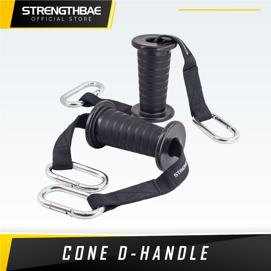 กรวย D-Handle STRENGTHBAE D Handle Fat Grip Gym Fitness Tricep Press ...