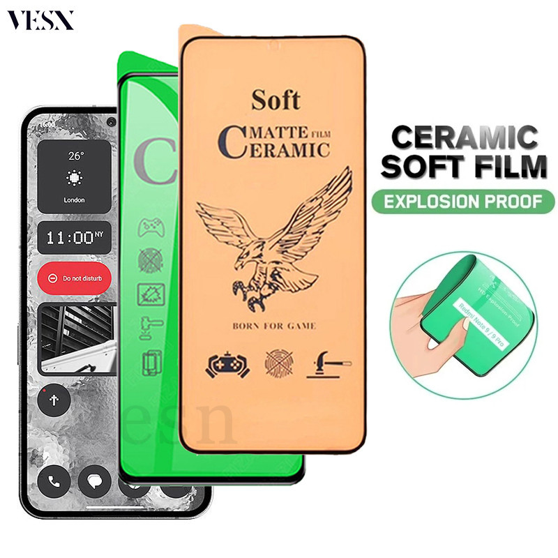 ฟิล์มเซรามิกส์ ฟิล์มใส เต็มจอ ฟิล์มกันรอย ฟิล์มพลาสติก ไม่แตก 9D+ไม่ใช่ ...