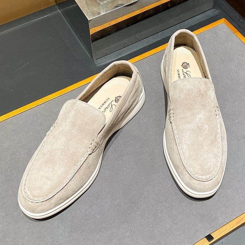 [สวยมาก] Lp Retro Loafer Men 2024 สไตล์ใหม่ One-Pedal Lazy Casual Peas ...
