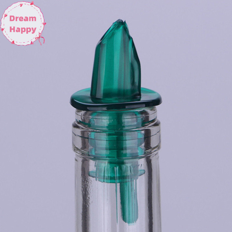 Dreamhappy 10 ชิ้นเหล้าพลาสติกฟรี Flow Bar ขวดไวน์ Pour Spout Stopper ...