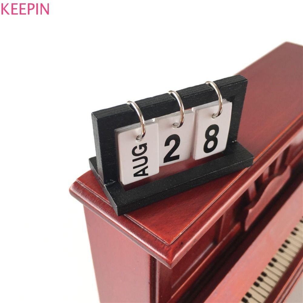 Keepin Mini Calendar, Simulation Creative Office Desk Decoration,ห้องนอนตลกขนาดเล็กโคมไฟตั้งโต๊ะ ...
