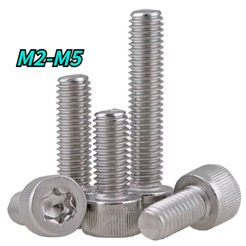 [HNK] 304 สแตนเลสสตีล Torx ถ้วยดอกไม้สกรูซ็อกเก็ตหกเหลี่ยมรูปดอกไม้หัวทรงกระบอก Bolt Anti-theft ...